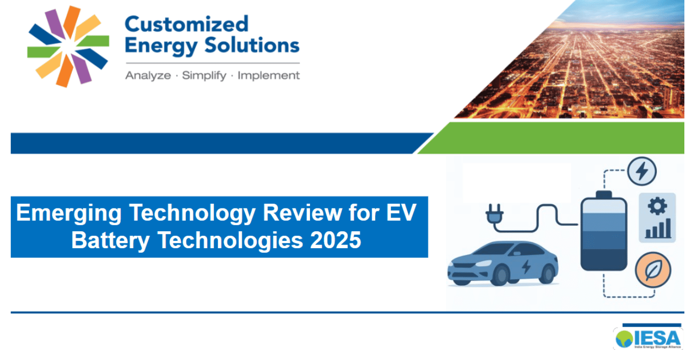 Emerging Technology Review for Electric Vehicle Battery Technology, 2025