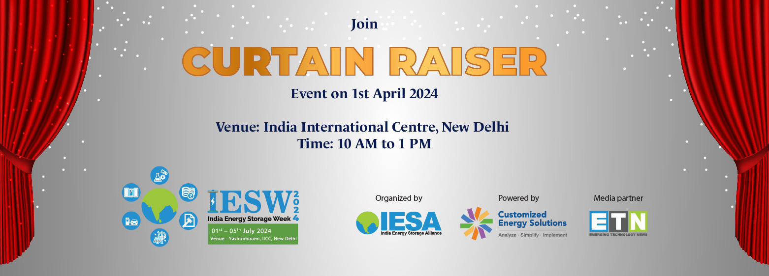 India Energy Storage Week 2024 - CURTAIN RAISER EVENT